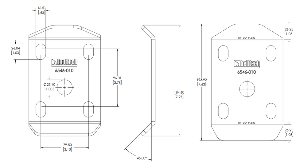 Single Pin U-Bolt Plates – Belltech Metal Works